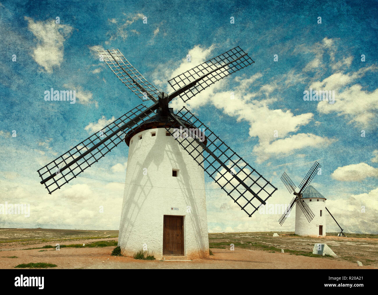 Medieval windmills hi-res stock photography and images - Alamy