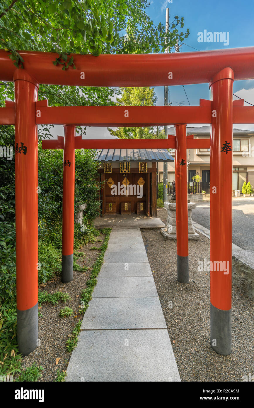Shinto japan tokyo shinjuku shrine inari religion traditional jinja hi ...