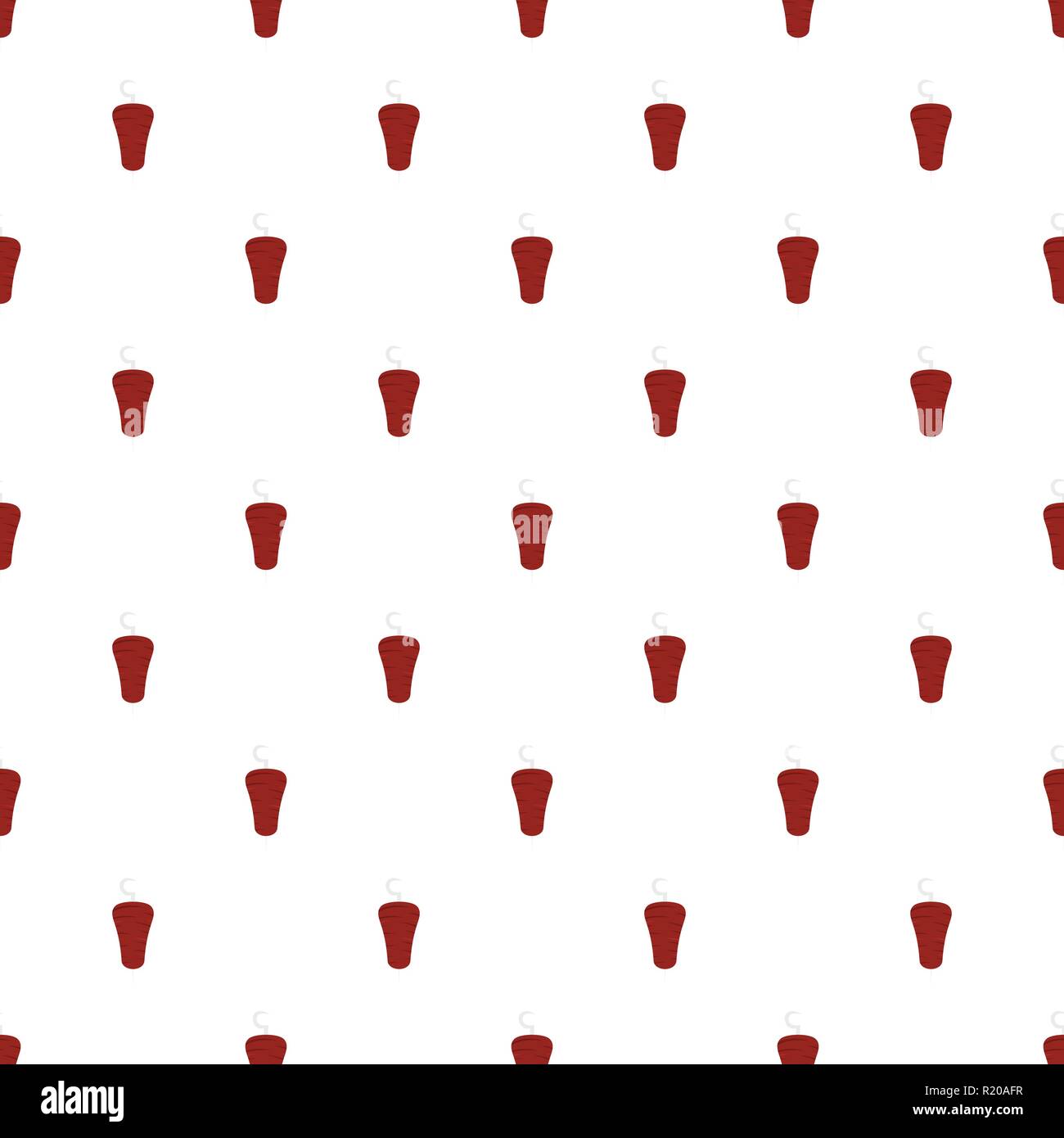 Doner kebab pattern seamless in flat style for any design Stock Vector ...