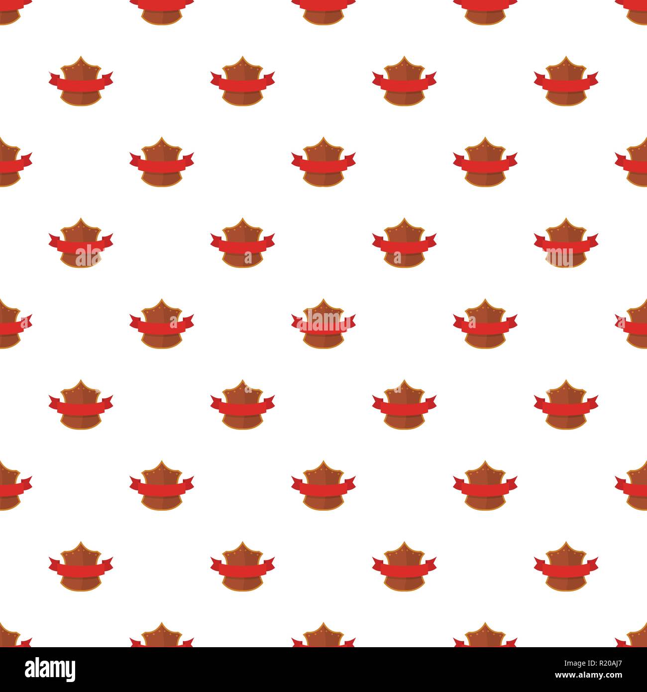 Badge king pattern seamless in flat style for any design Stock Vector ...