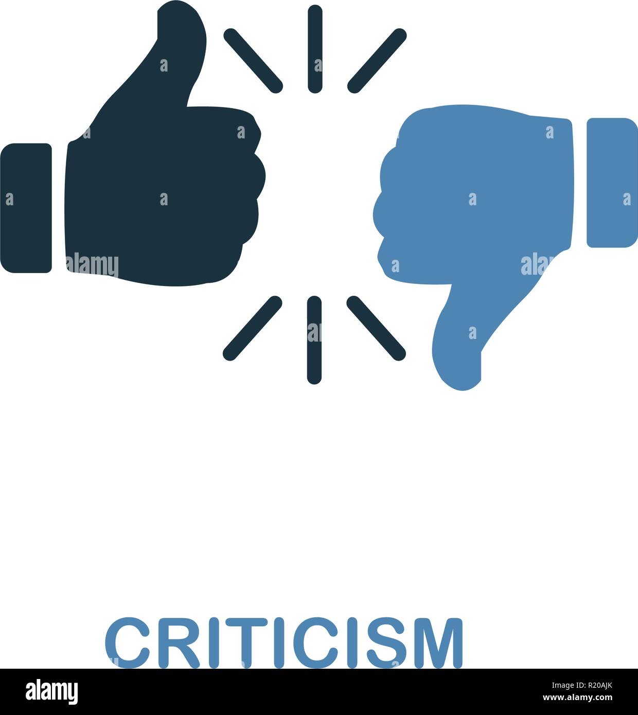 Critical criticism Stock Vector Images - Alamy