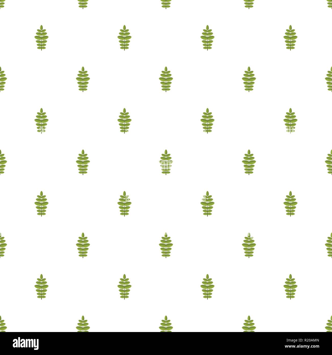 Rowan leaf pattern seamless in flat style for any design Stock Vector ...