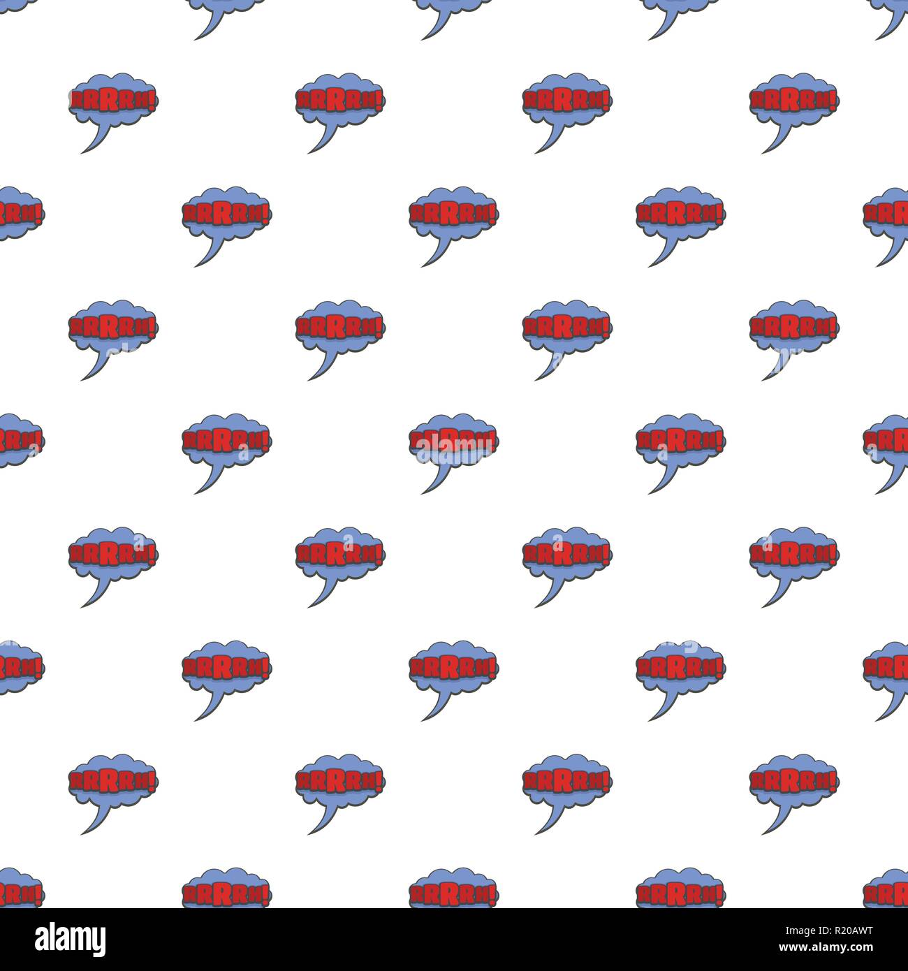 Comic boom design pattern seamless in flat style for any design Stock ...