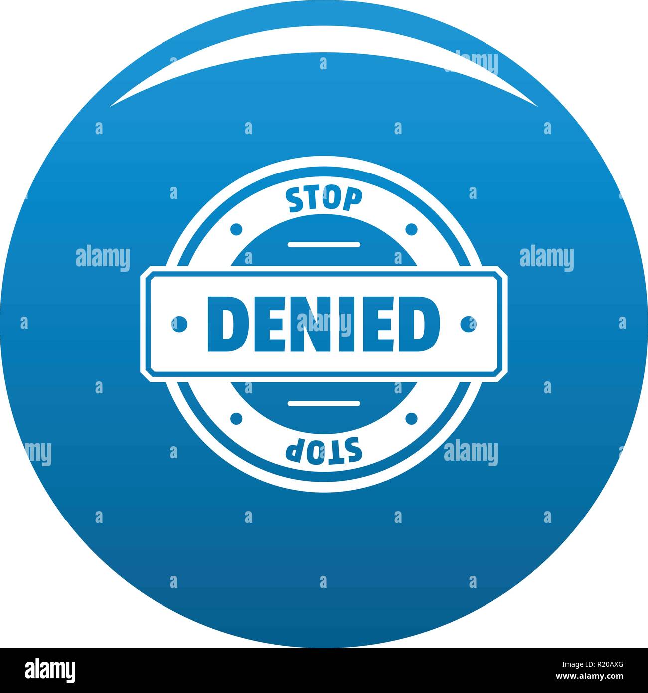 Stop logo. Simple illustration of stop vector logo for web Stock Vector ...