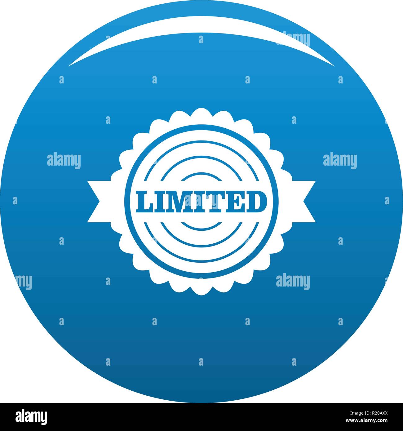 Limited logo. Simple illustration of limited vector logo for web Stock ...