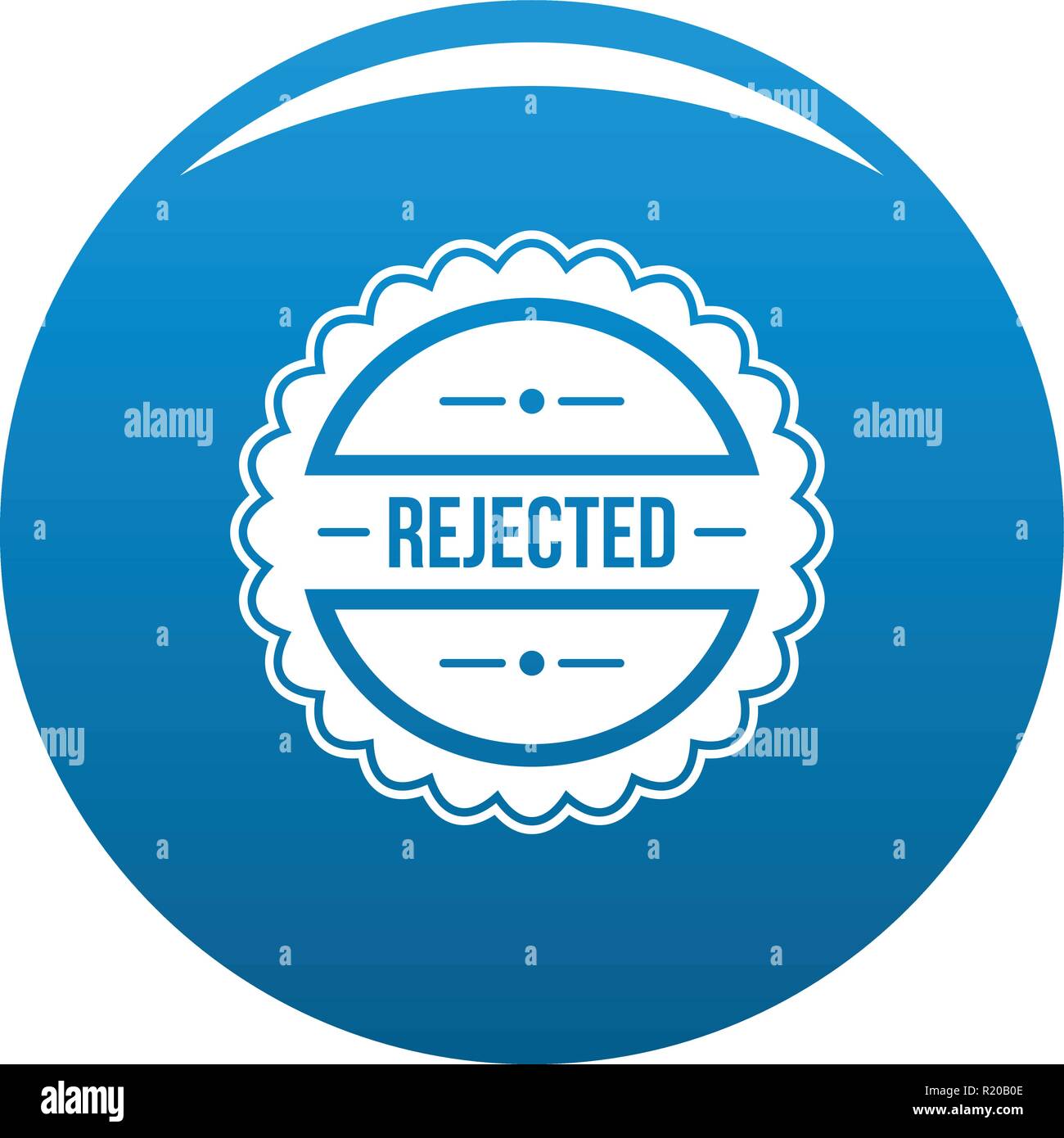 Rejected logo. Simple illustration of rejected vector logo for web ...