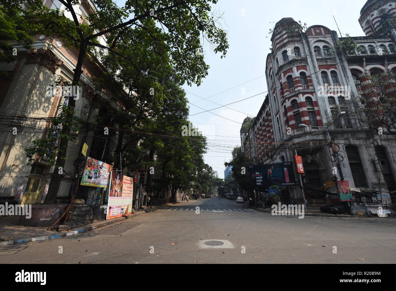 India Exchange Place, Netaji Subhas road view, Kolkata, India Stock ...