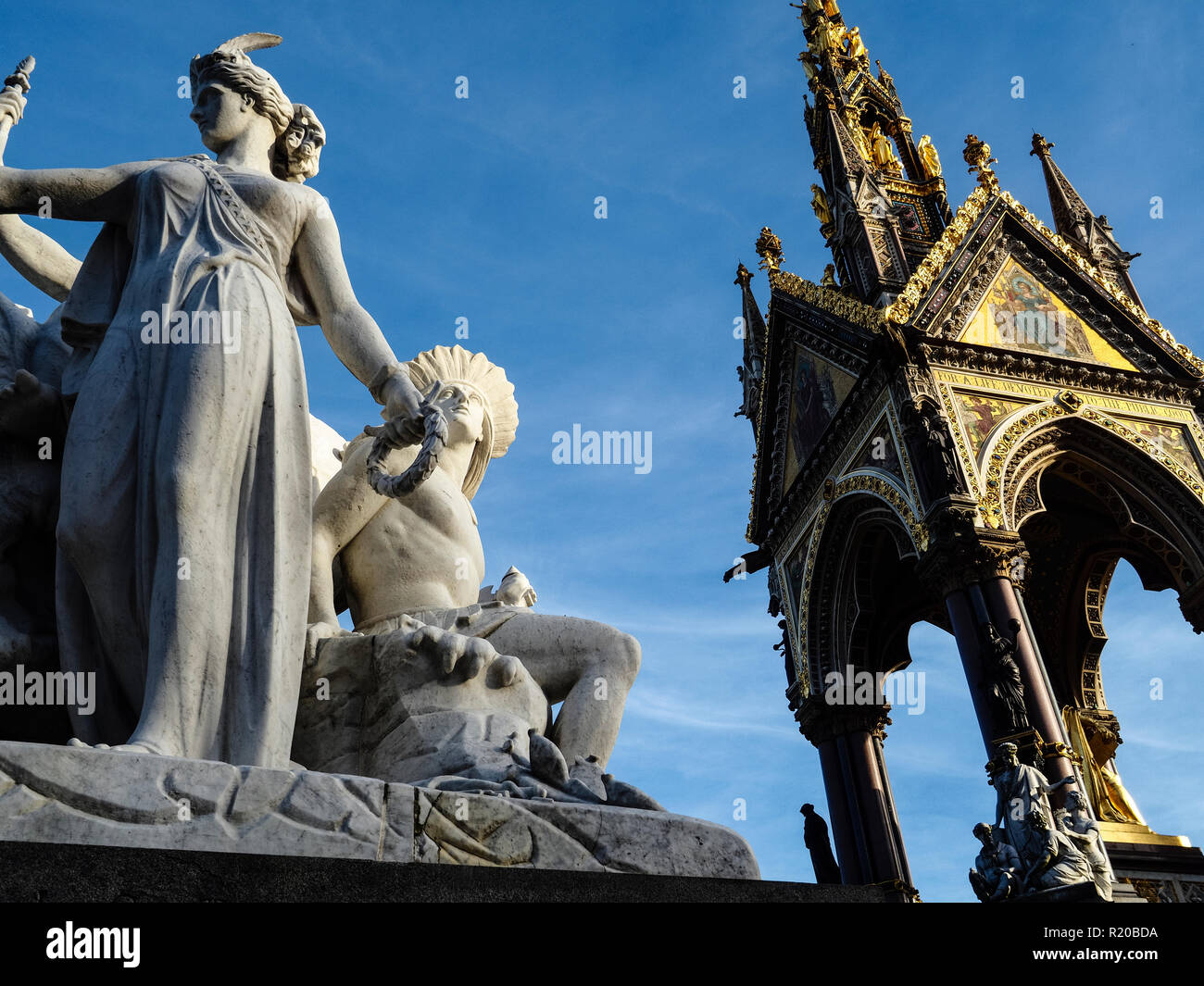 The Albert Memorial Stock Photo - Alamy