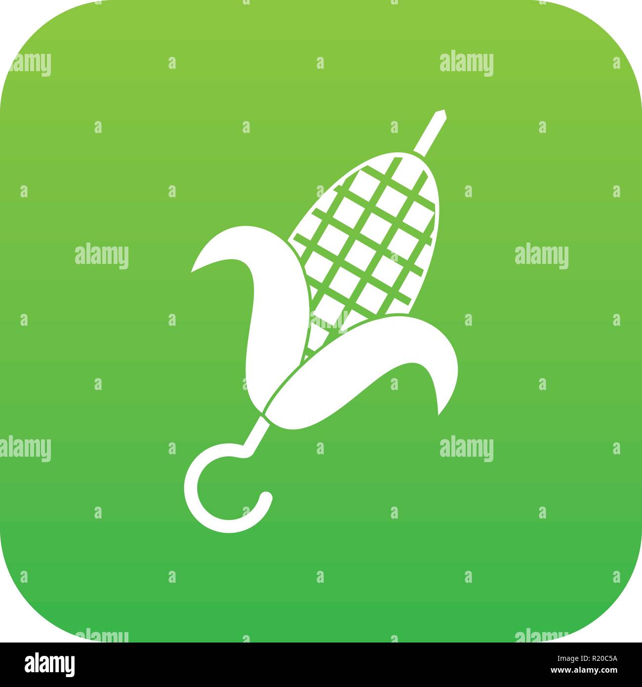 Cooked green corn Stock Vector Images - Alamy
