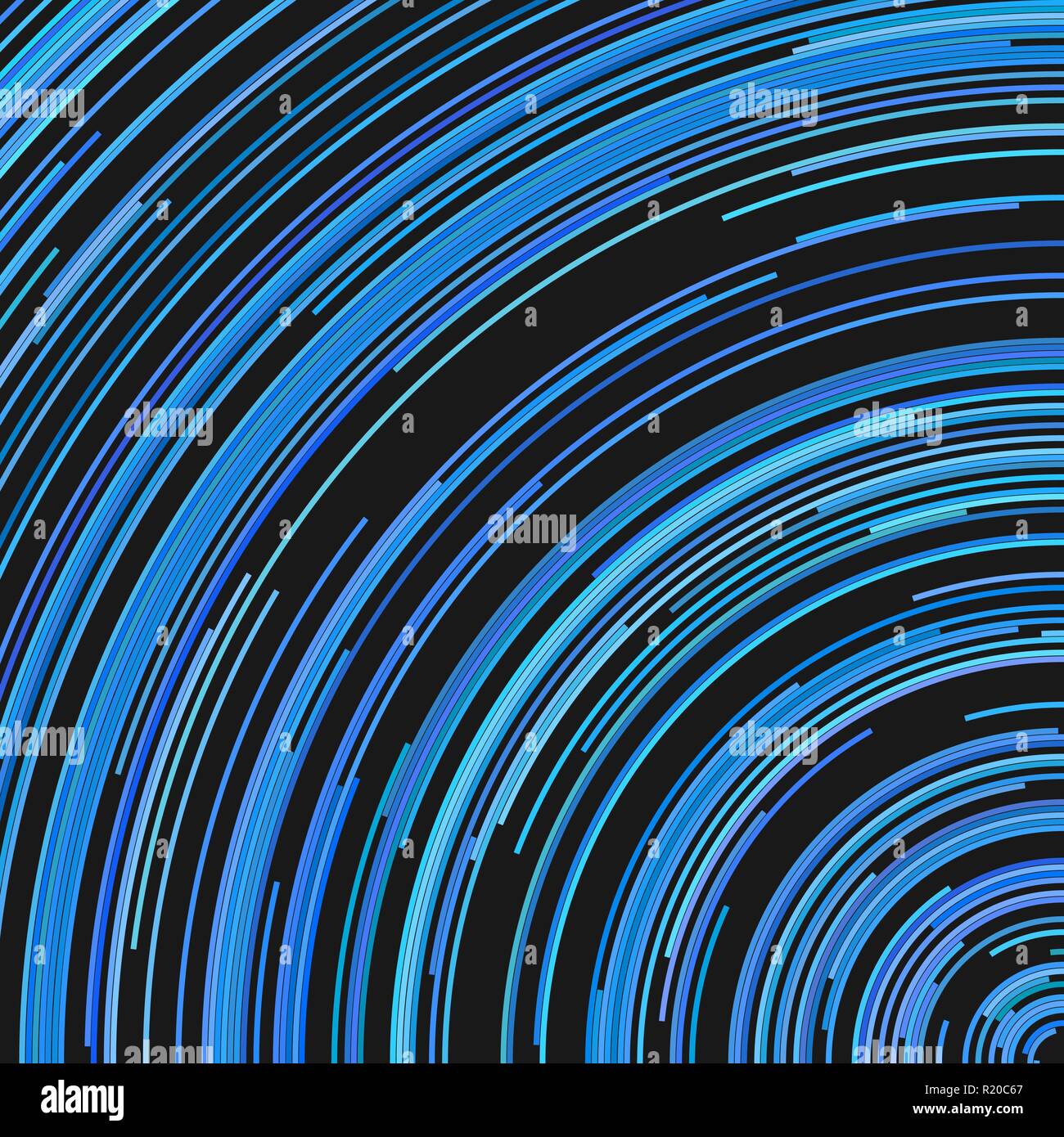 Blue vector ring background design from concentric circles Stock Vector ...