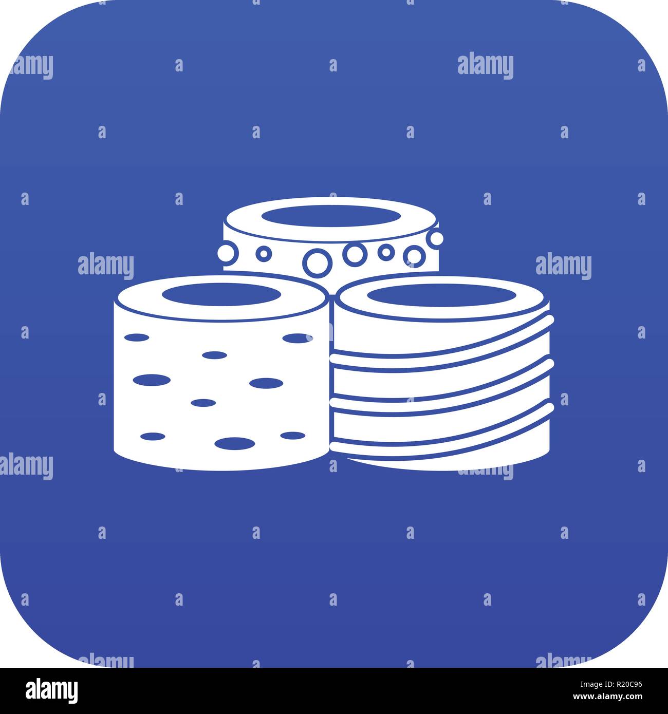 Pistachio nut icon blue Stock Vector Images - Alamy