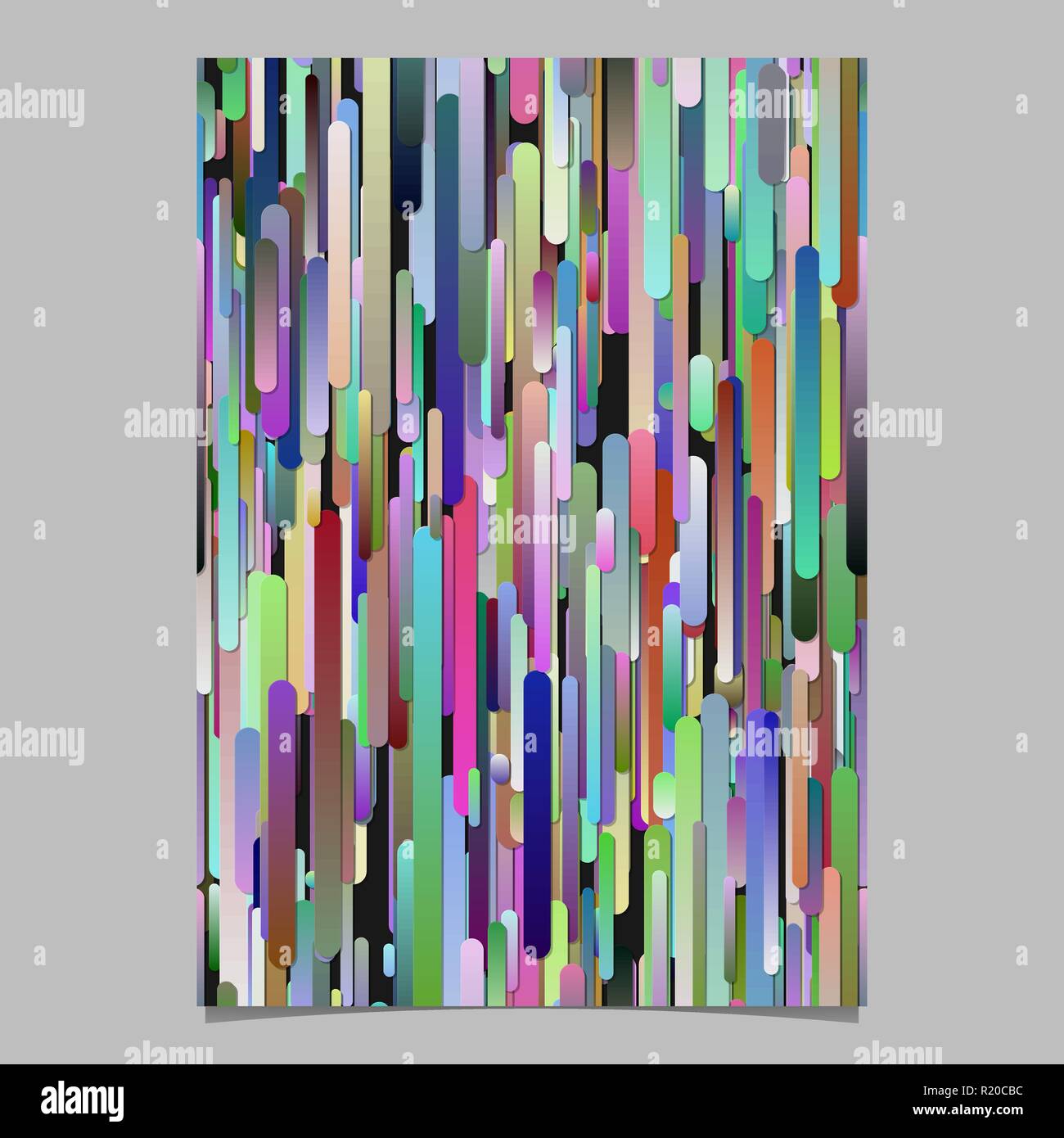 Colorful abstract modern gradient vertical stripe pattern poster ...