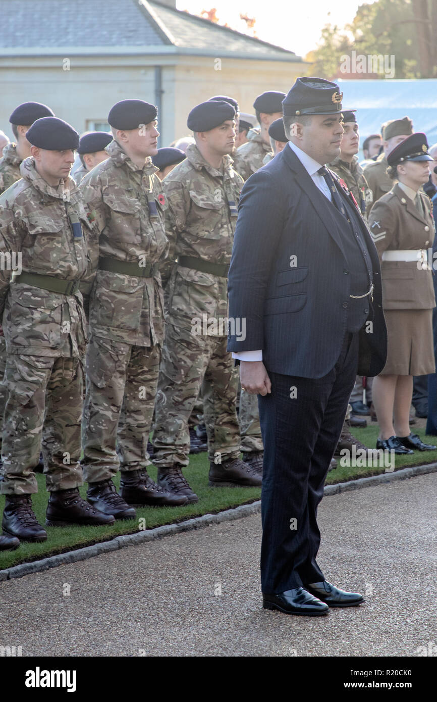 Veterans Day Service at the American Cemetery. Matthew O'Neill, Sons of ...