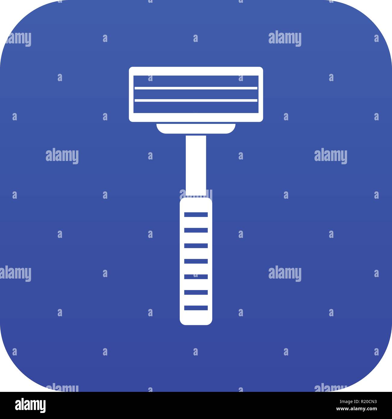 Razor icon digital blue Stock Vector Image & Art - Alamy