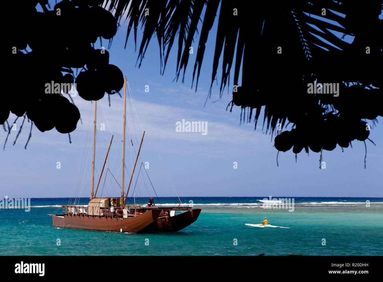 The Marumaru Atua, a 22-metre modern 'vaka' built in the style of ...