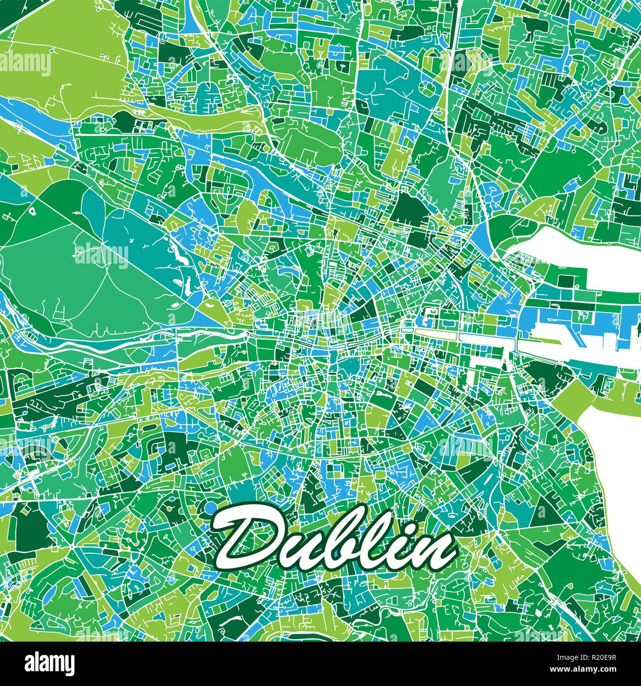 Dublin On A Map