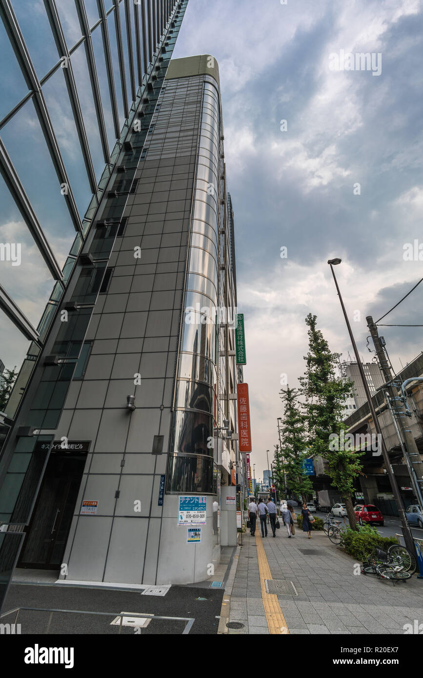 Tokyo, Taito Ward - August 2, 2018 : Street scene in front of Heiwa ...