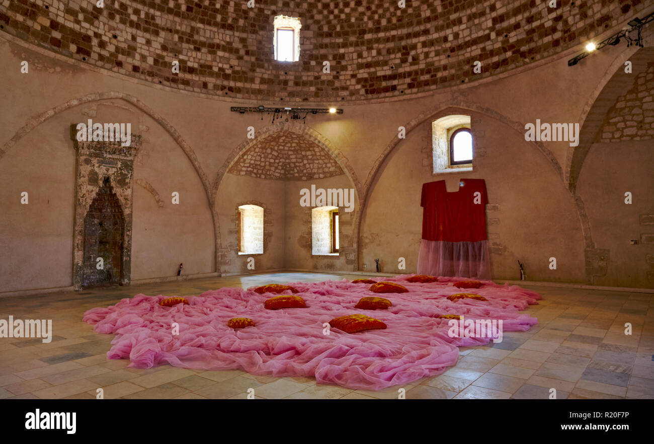 Inside an old mosque on the greek island of Crete Stock Photo - Alamy