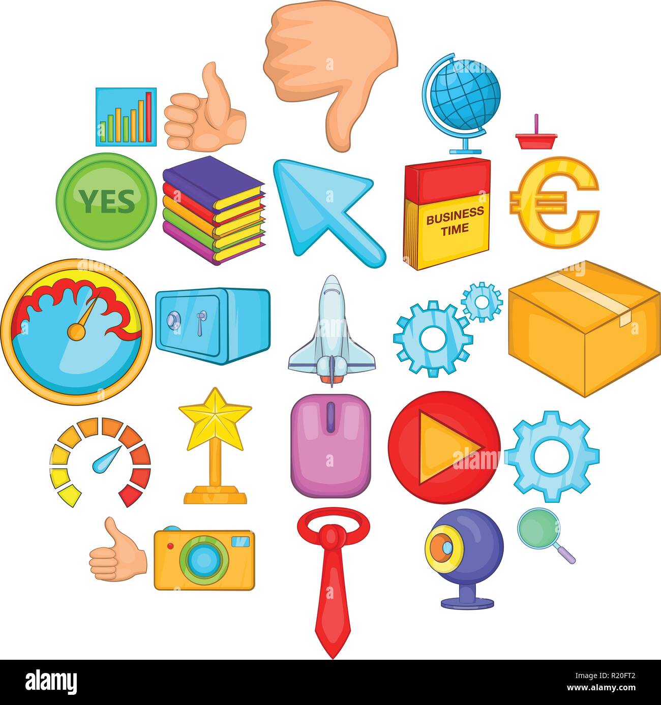 Promotion icons set, cartoon style Stock Vector Image & Art - Alamy