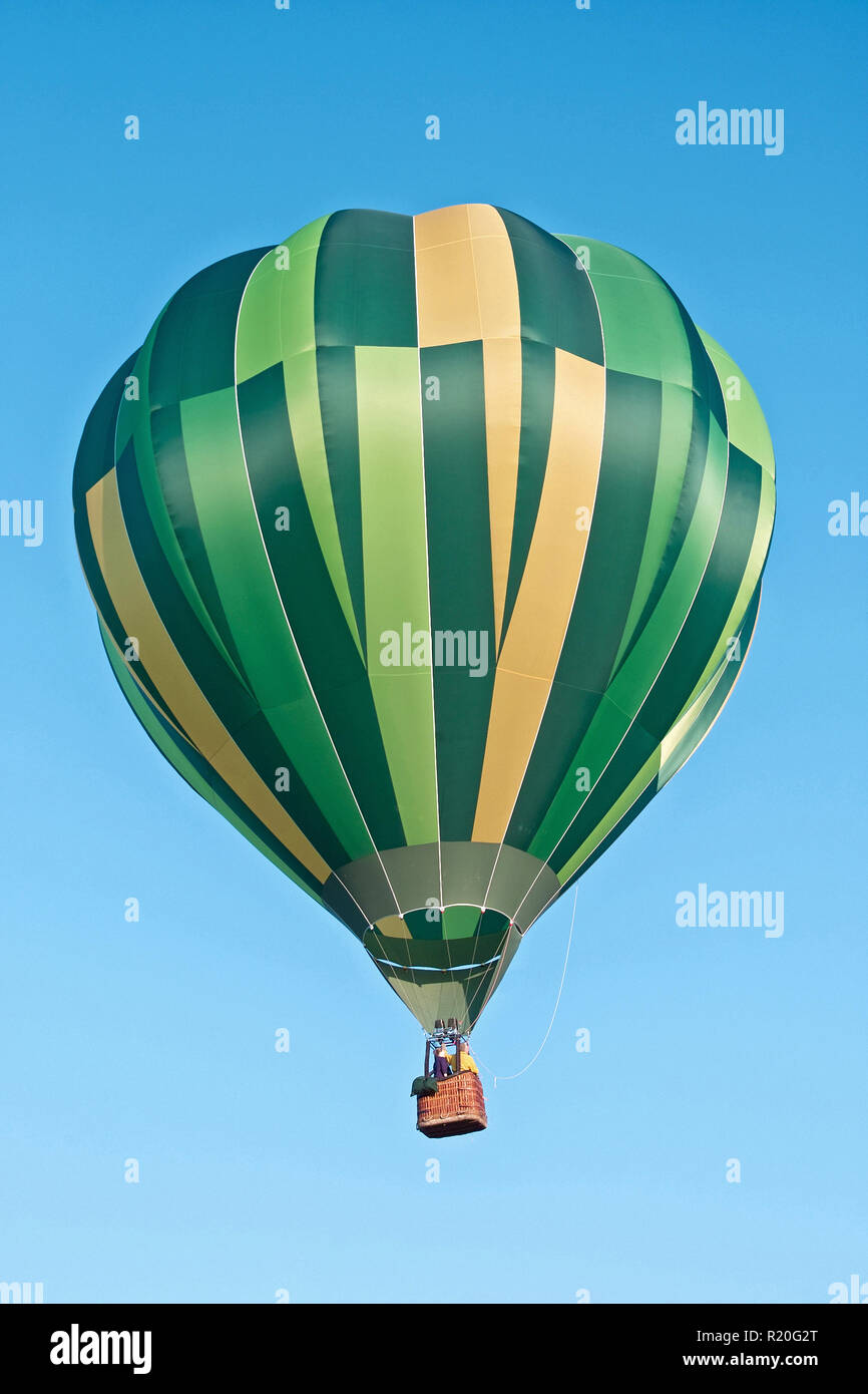 Hot air balloon in flight hi-res stock photography and images - Alamy
