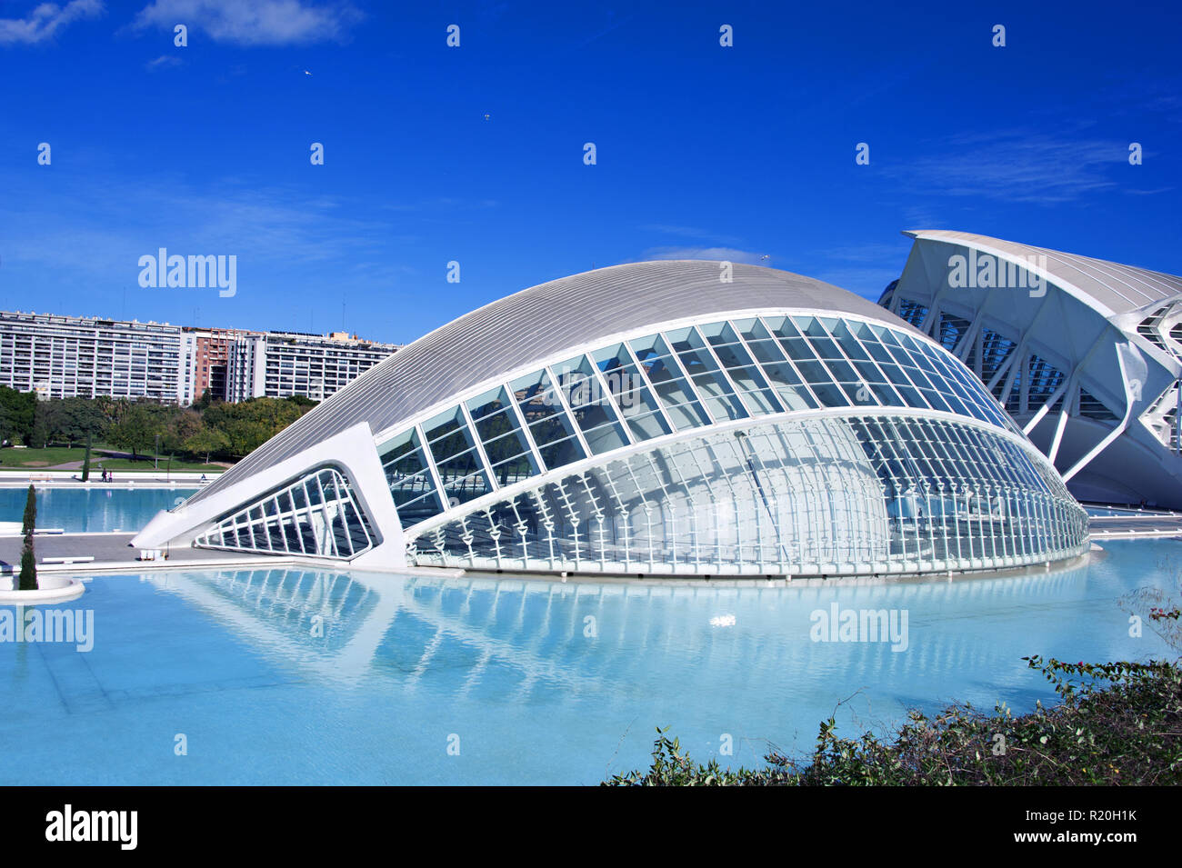 The Hemispheric at the City of Arts and Sciences, Valencia, Spain Stock ...