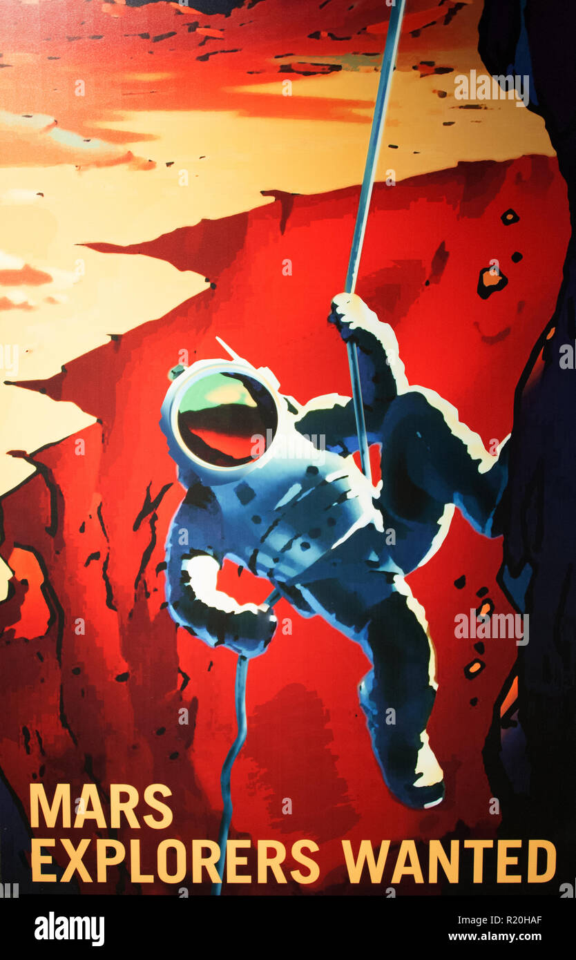 Mars exploration artwork hi-res stock photography and images - Alamy