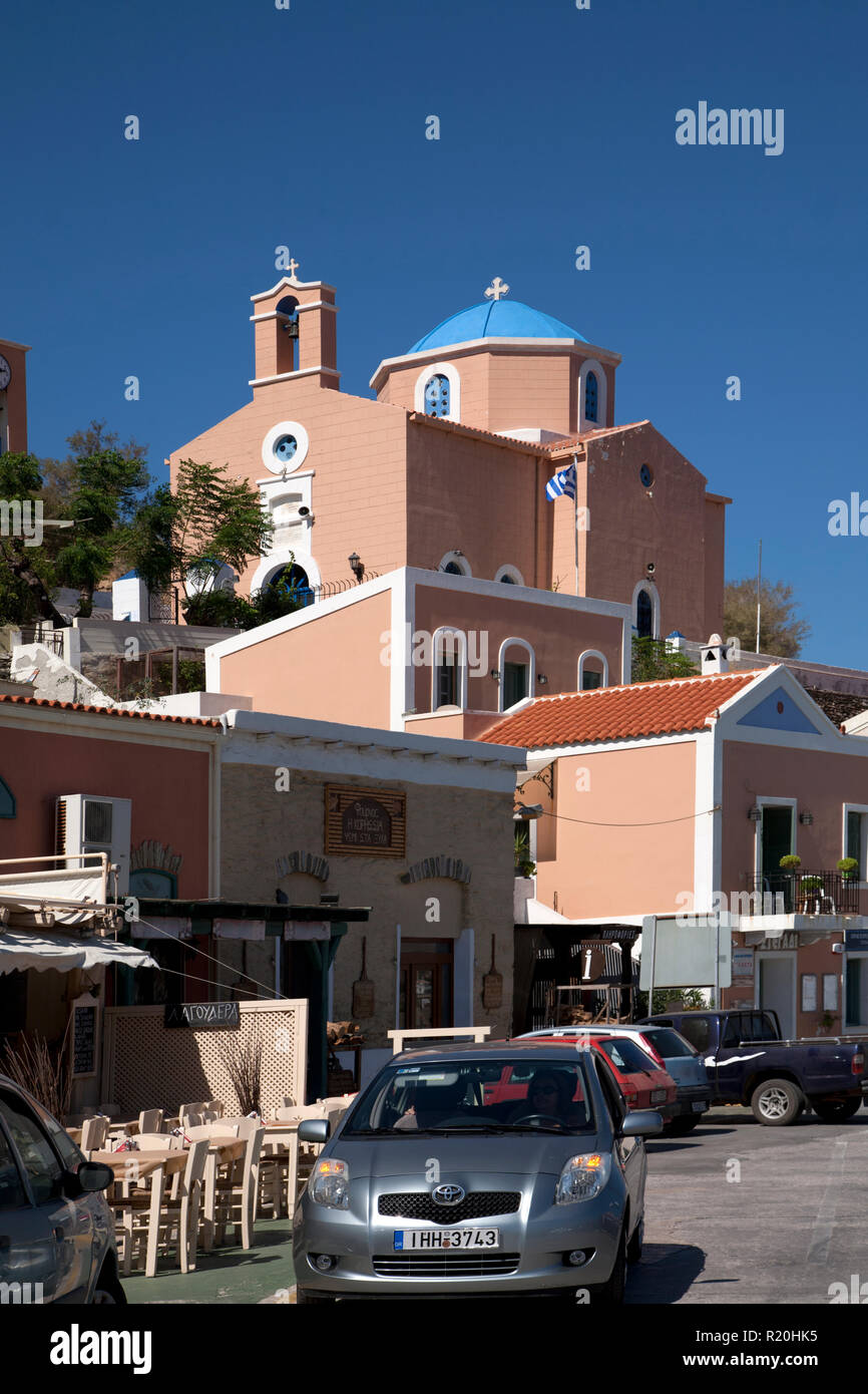 church of the holy trinity korissia kea cyclades greece Stock Photo - Alamy