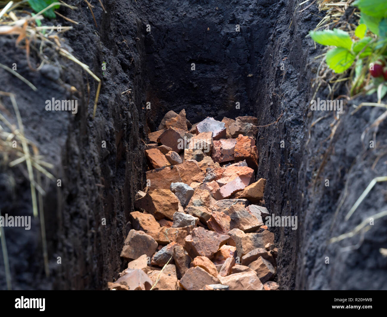 Drainage trench hi-res stock photography and images - Alamy
