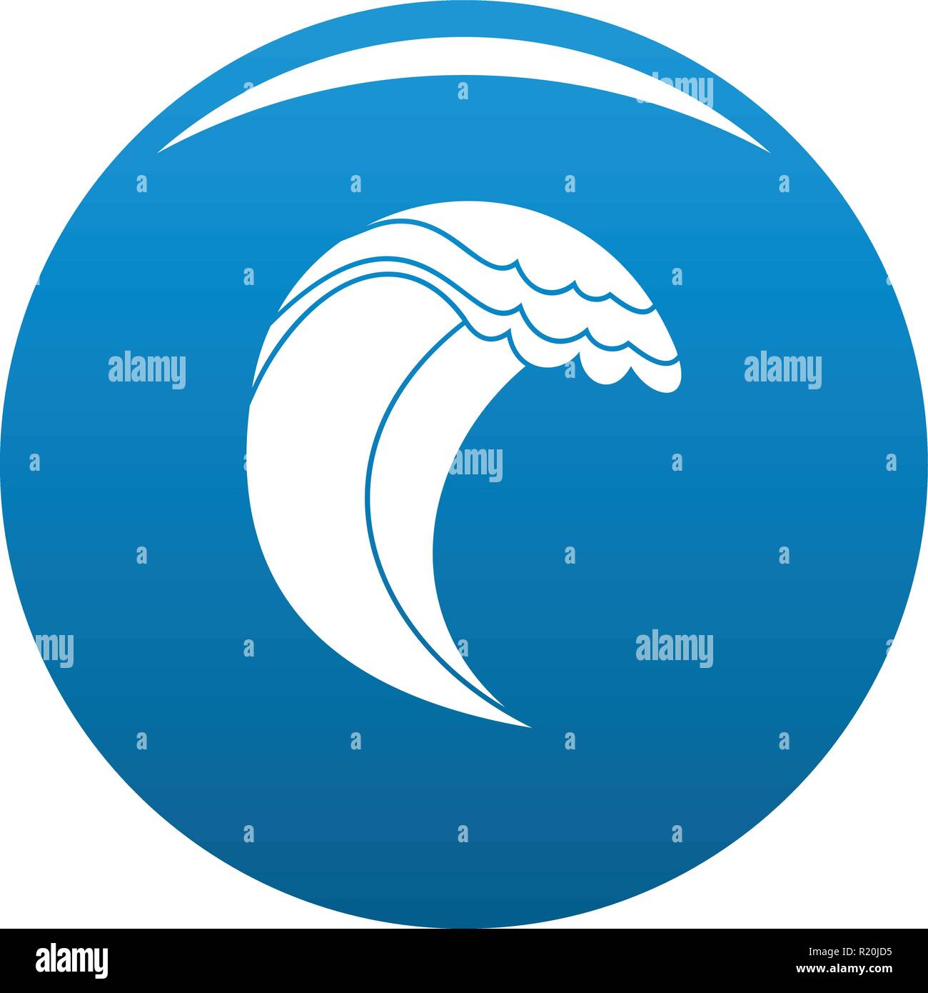 Surfing on wave and circle Stock Vector Images - Alamy
