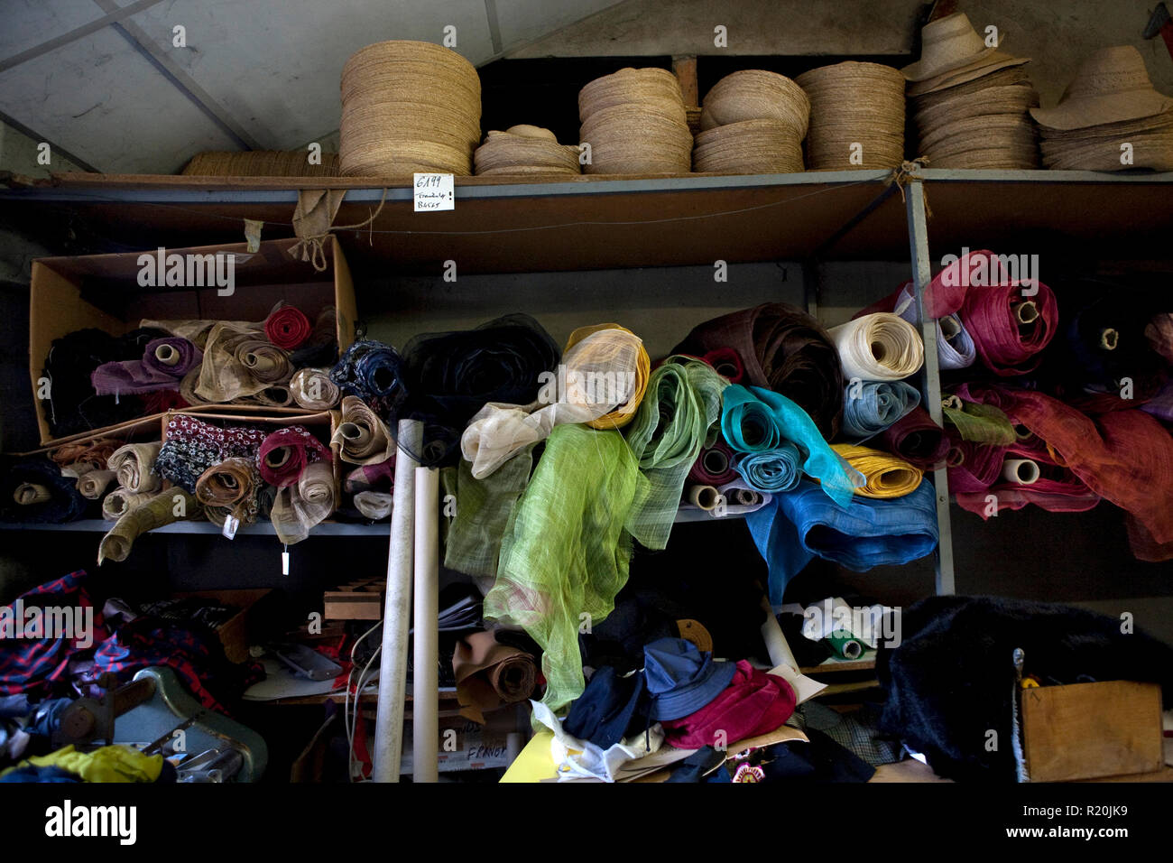 Millinery Hat Making Machines High Resolution Stock Photography and ...
