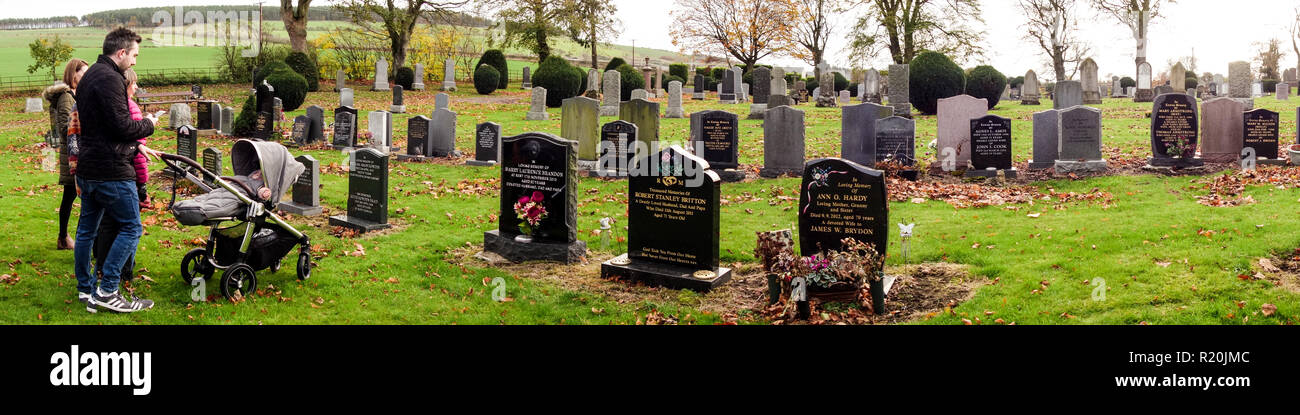Group of headstones hi-res stock photography and images - Alamy