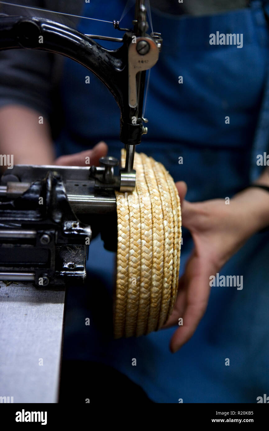 Millinery hat making machines hi-res stock photography and images - Alamy
