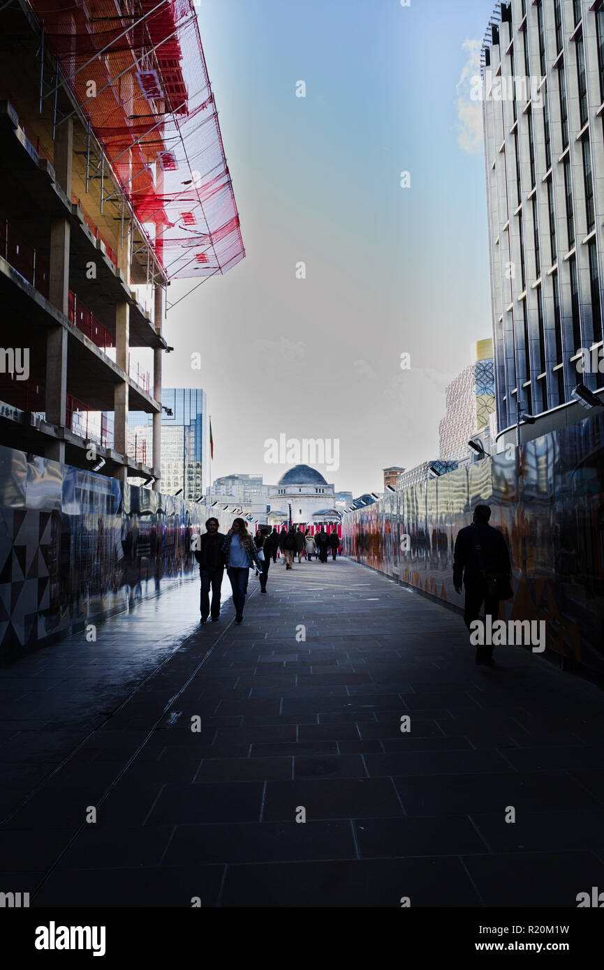 Birmingham City Center. History in the making. New buildings and ...