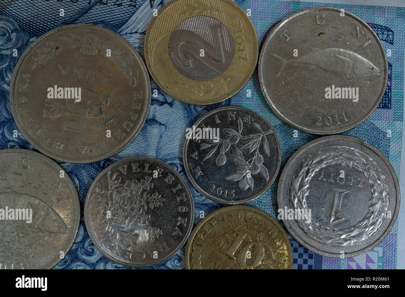 Croation currency Kuna Stock Photo - Alamy