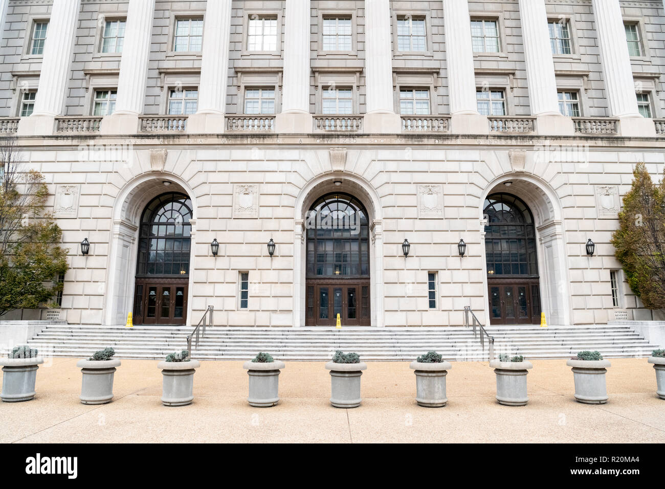Internal Revenue Service building in Washington, D.C Stock Photo - Alamy