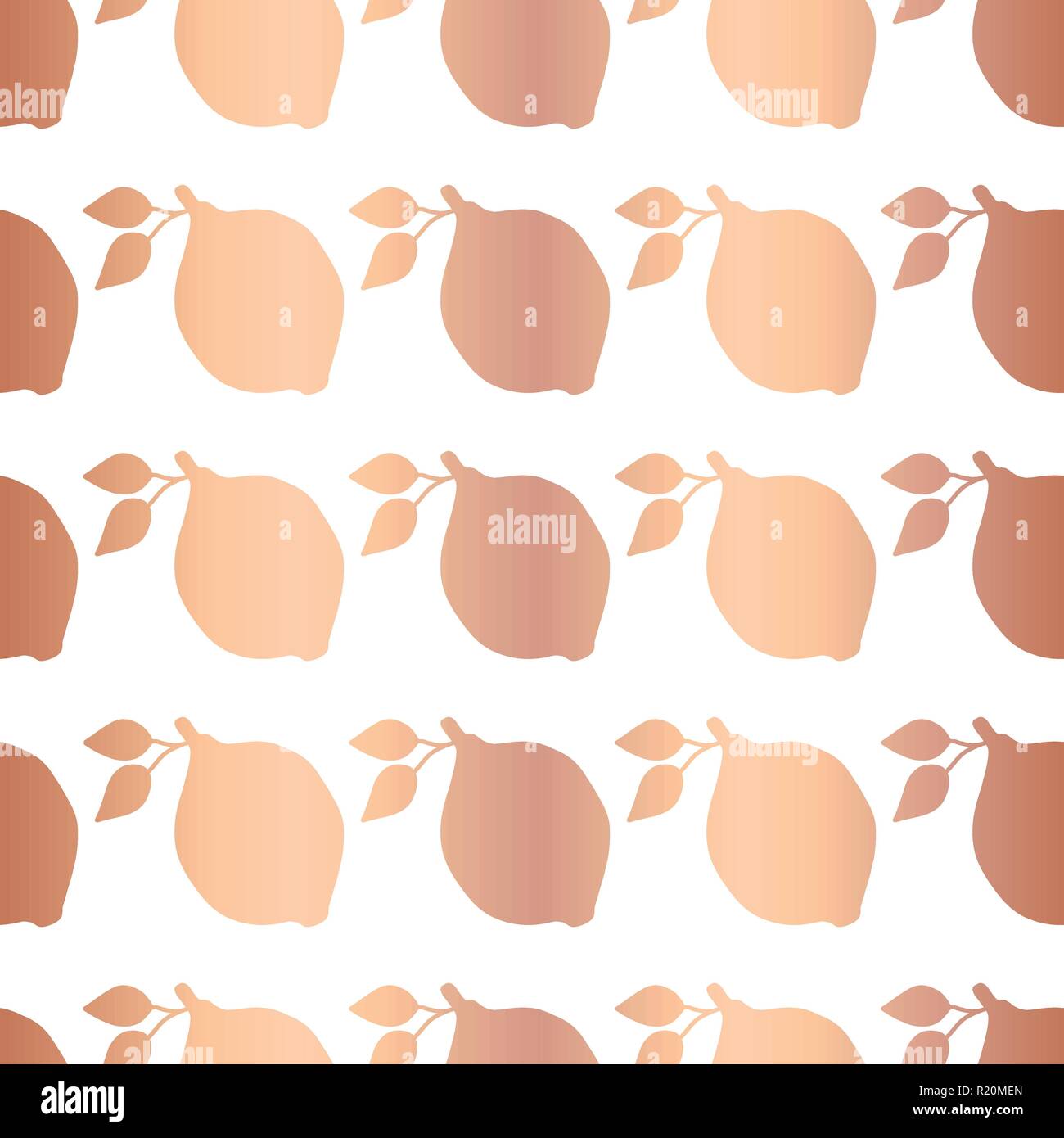 Rose gold foil lemon seamless vector pattern Stock Vector Image & Art ...