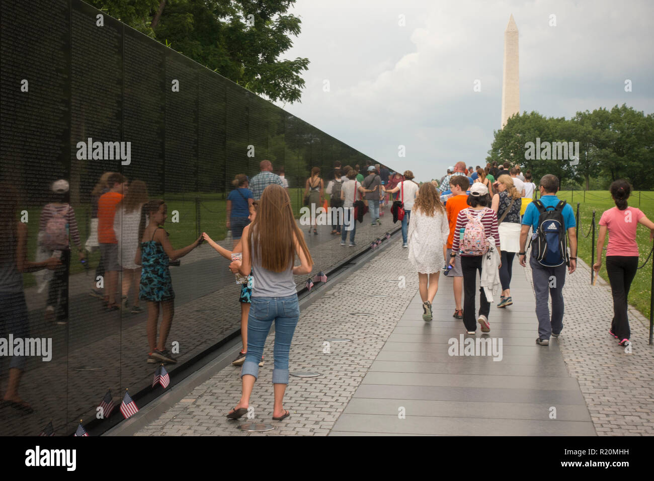 Vietnam Veterans Memorial Washington DC Stock Photo - Alamy