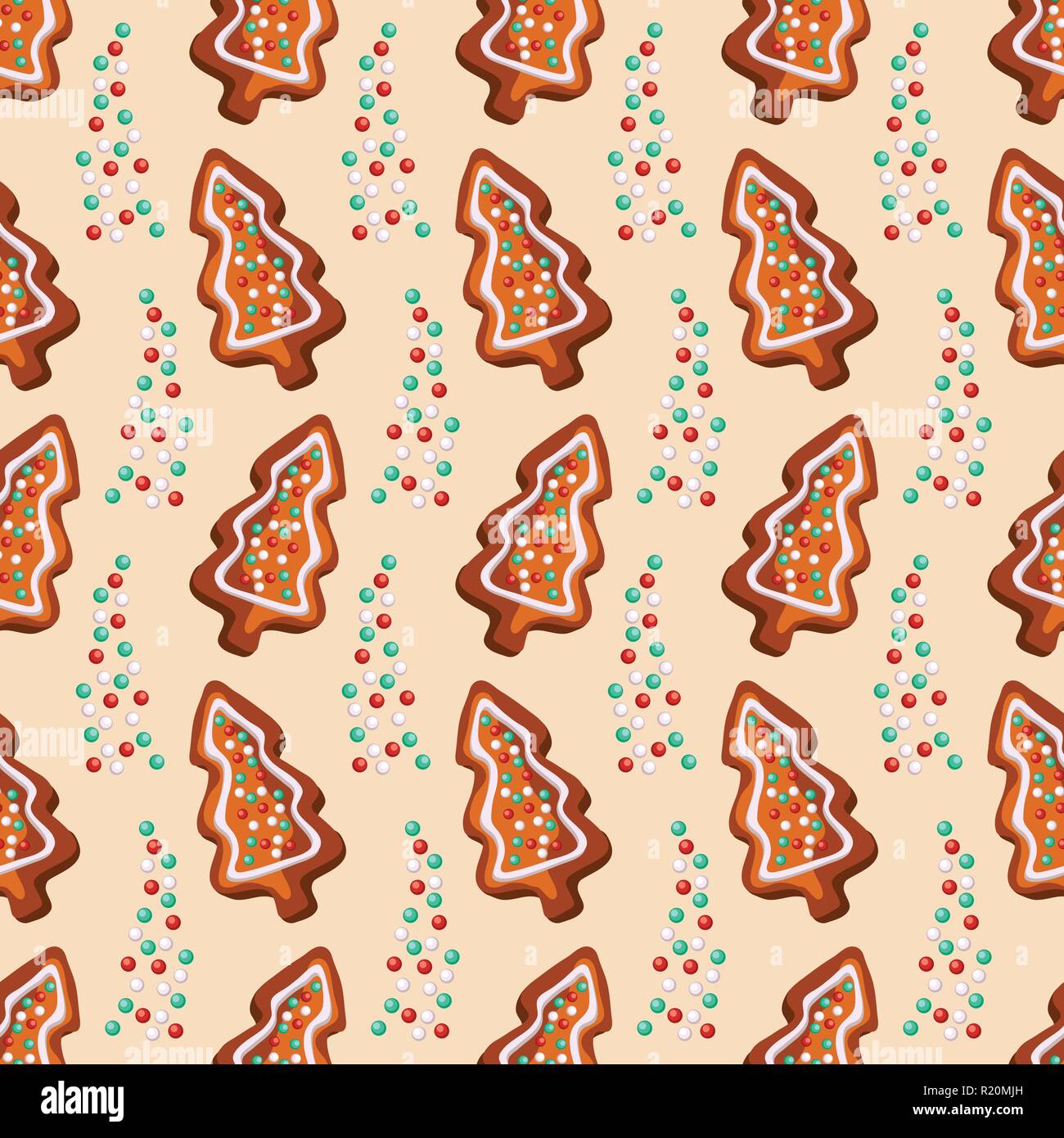 Christmas holidays set seamless Stock Vector Images - Alamy