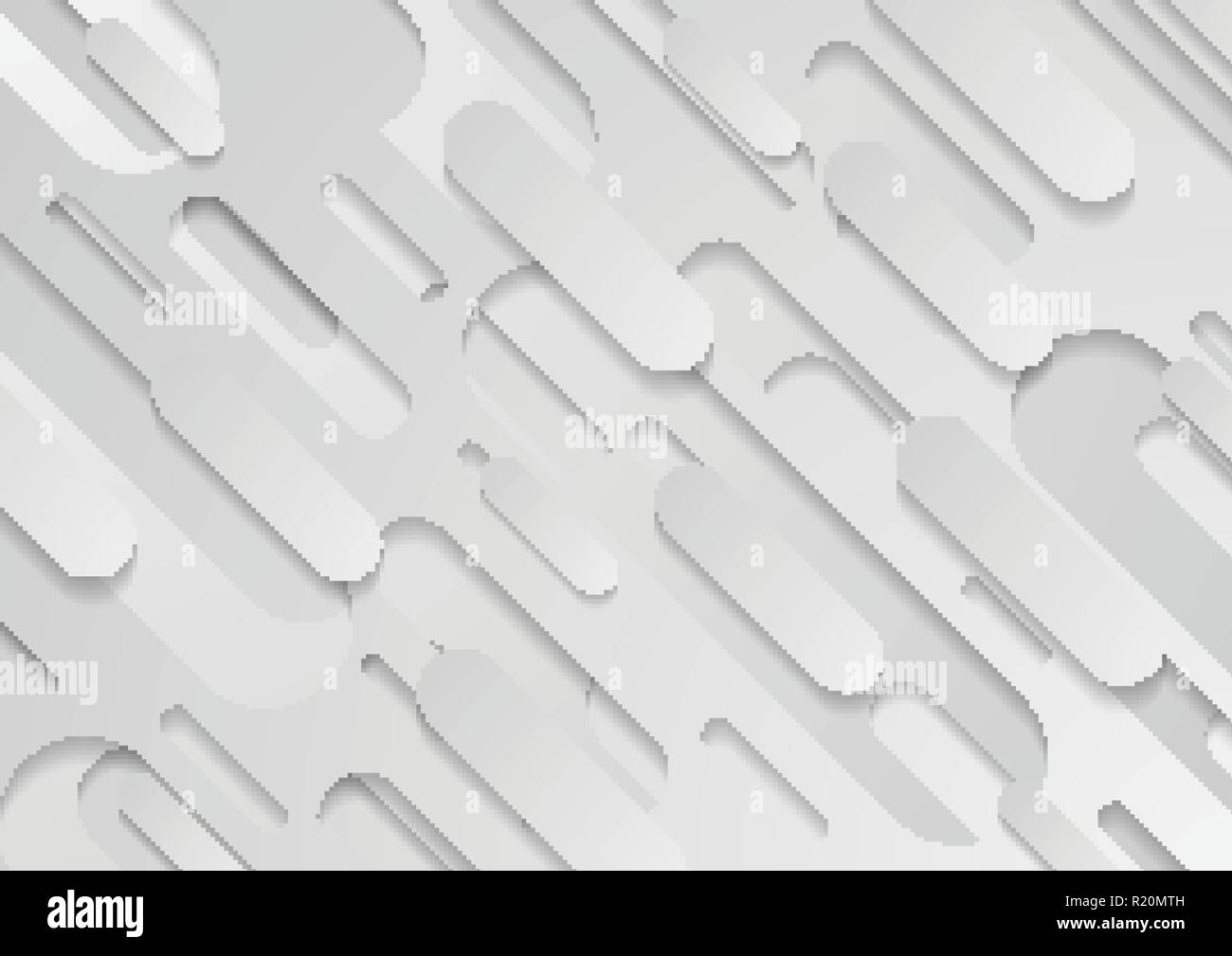 Abstract grey tech modern paper corporate background. Geometric vector ...