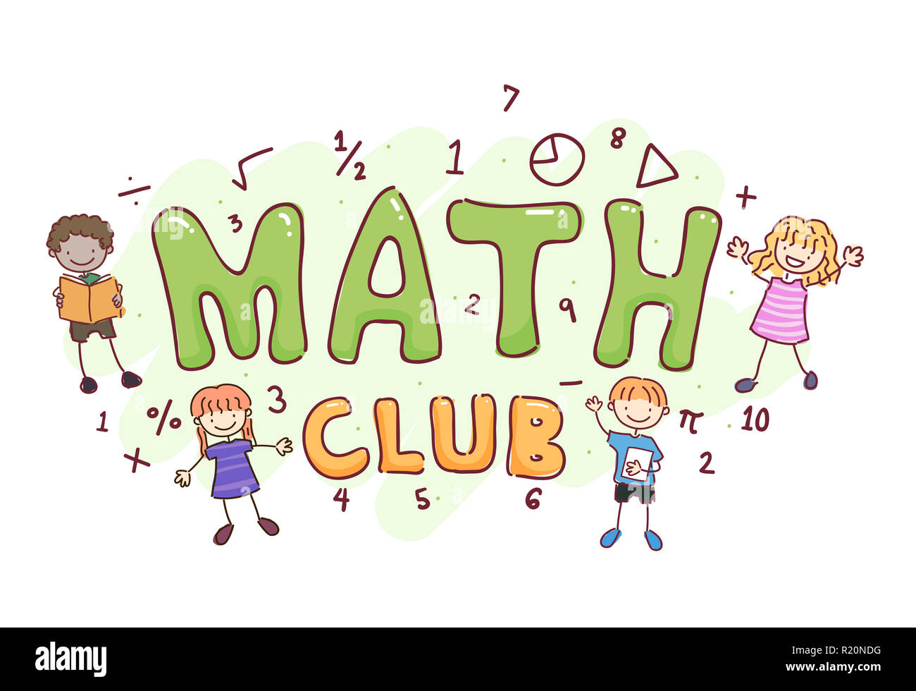 Art illustration 123 counting numbers hi-res stock photography and ...