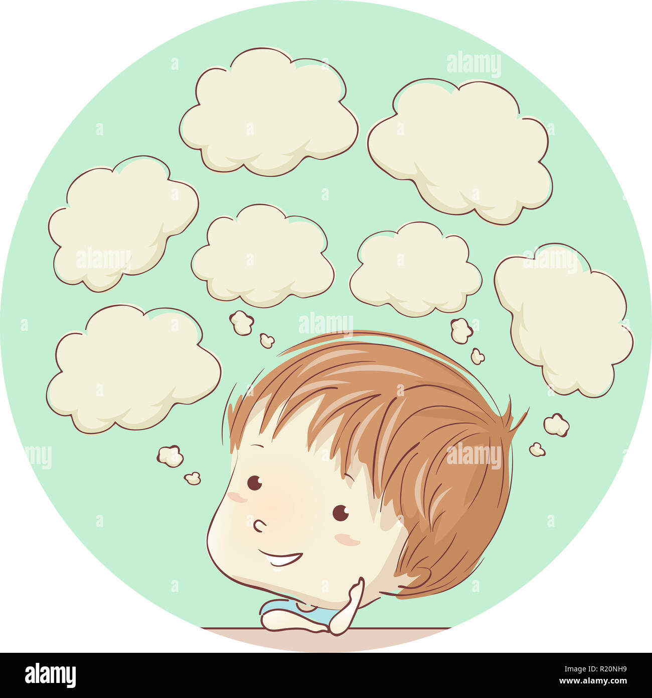 Thinking Head Clip Art