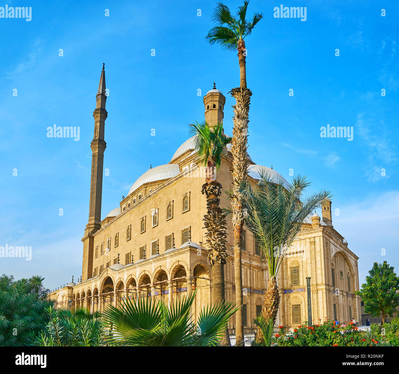 The Ottoman styled architectural ensemble of Alabaster Mosque through ...