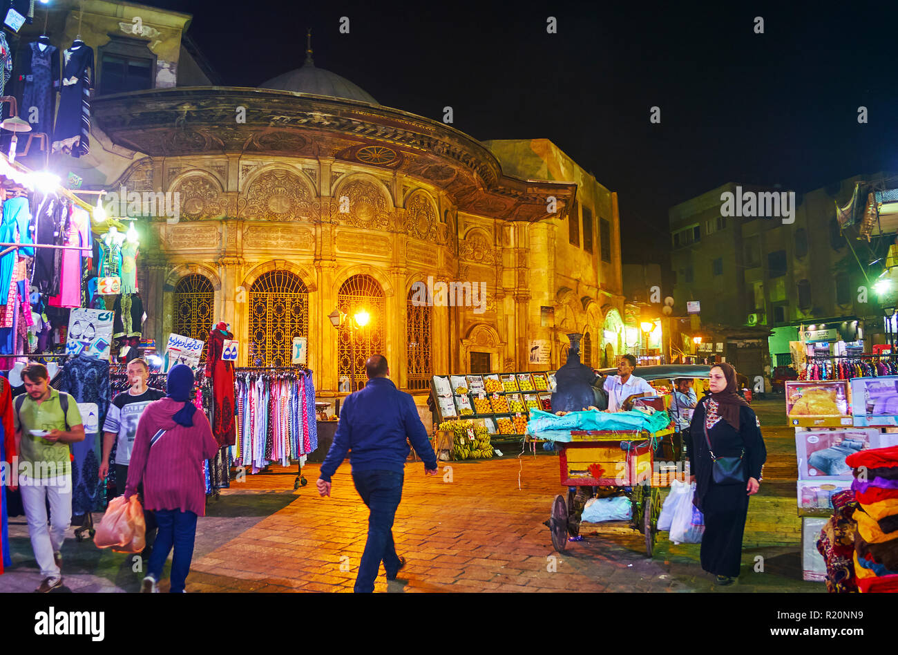 El moez street lights hi-res stock photography and images - Alamy