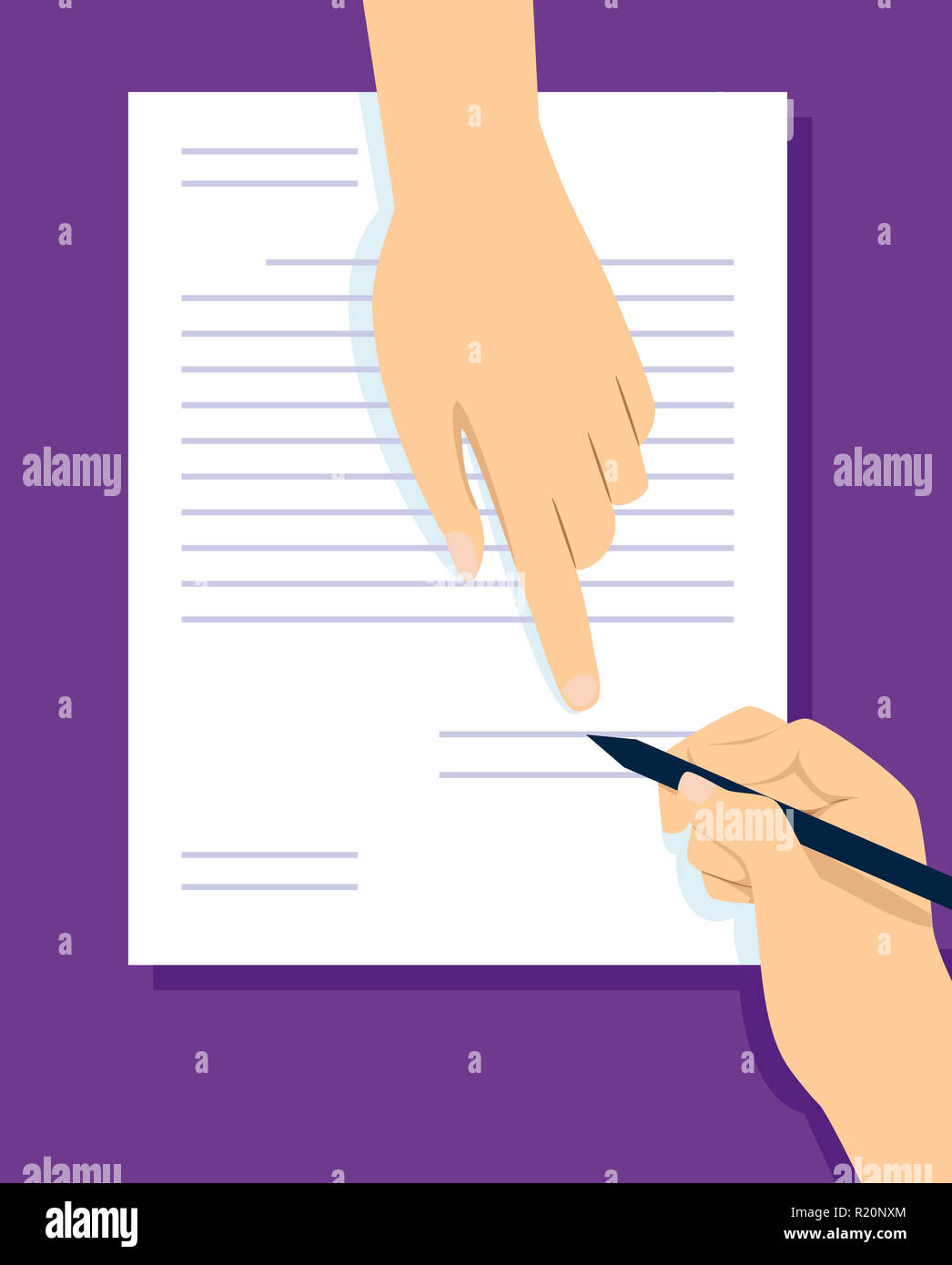 Colorful Illustration Featuring a Person Instructing Another Where to ...