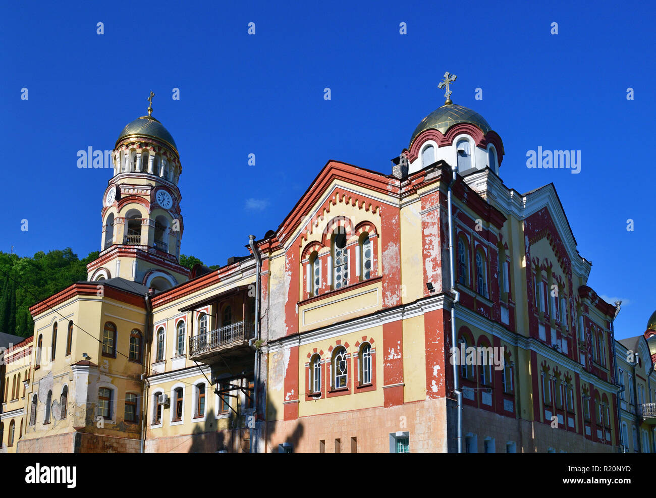Orthodox Monastery in New Athos in Abkhazia Stock Photo - Alamy
