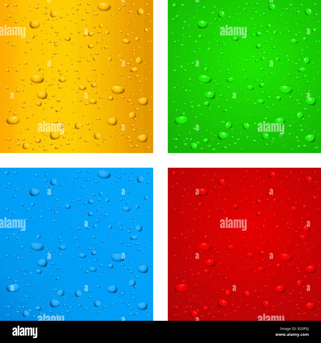 Colored background with water drops Stock Vector Image & Art - Alamy