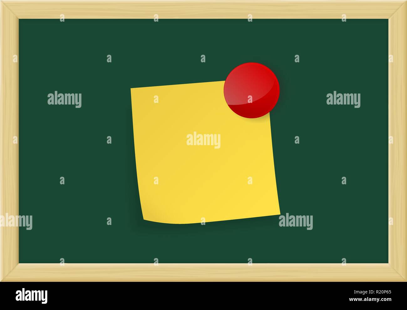 Green board for chalk writing Stock Vector Image & Art - Alamy