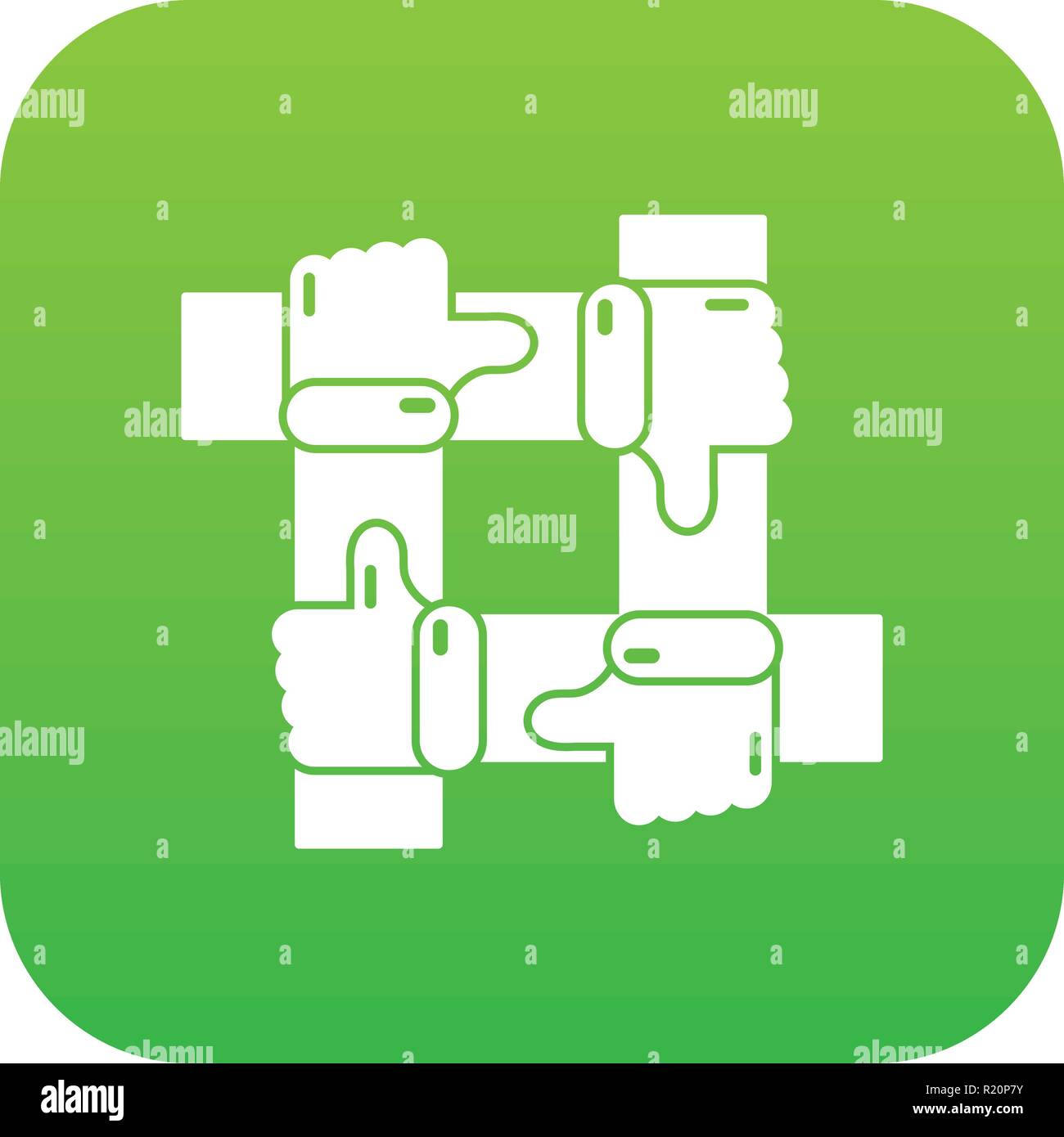 Like icon green vector Stock Vector Image & Art - Alamy