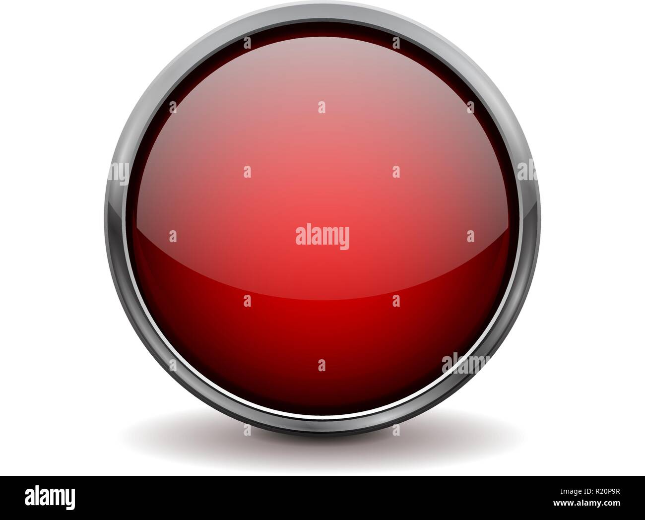 Shiny metal button hi-res stock photography and images - Alamy