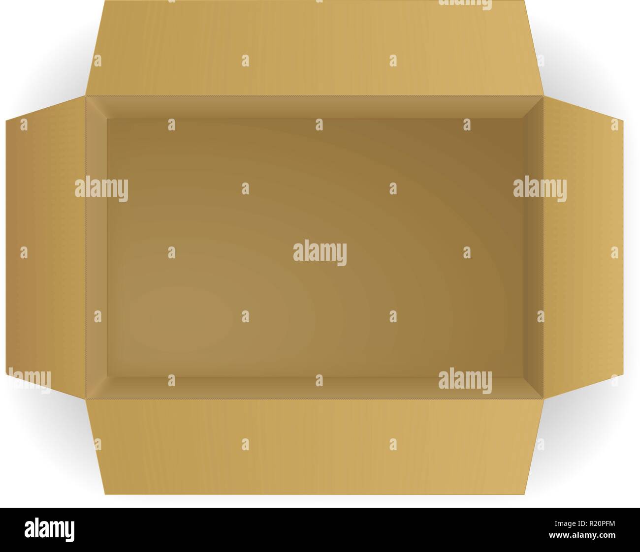 Open brown paper box hi-res stock photography and images - Alamy
